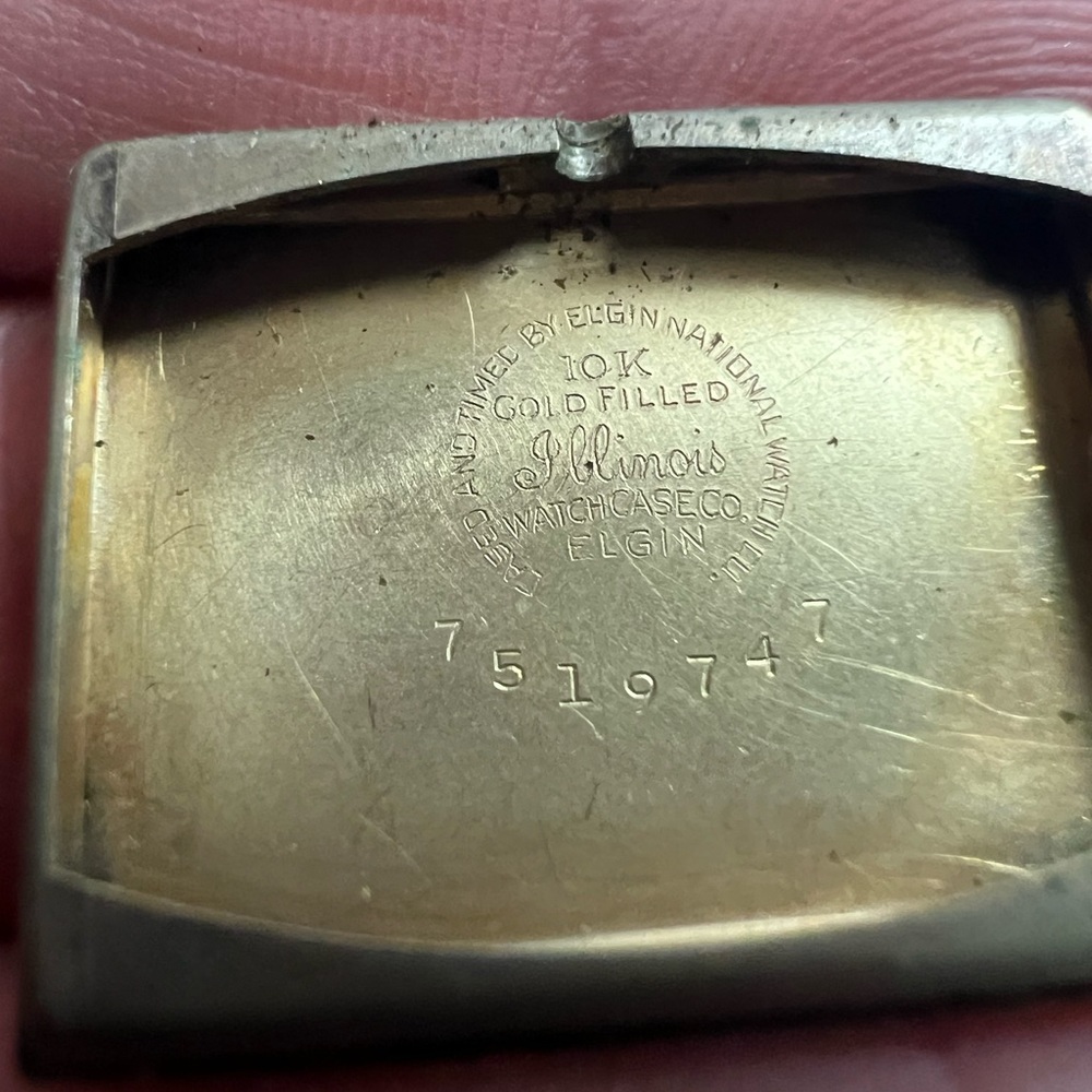 1946 Elgin De Luxe 558 17 Jewels 10k Gf Watch - Gem